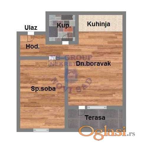 Dvosoban stan u izgradnji na lepoj lokaciji