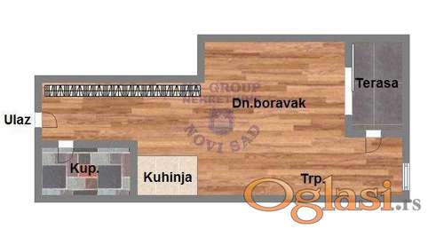 Garsonjera na Telepu,31m2