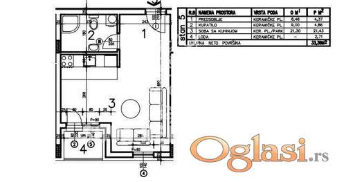Velika garsonjera na prizemlju Subotica ID#1431