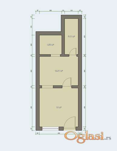 Kvalitetna nekretnina u neposrednoj blizini centra. Jednoiposoban stan u funkciji jednosobnog!