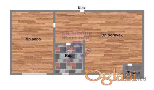Dvosoban,odlican,Telep