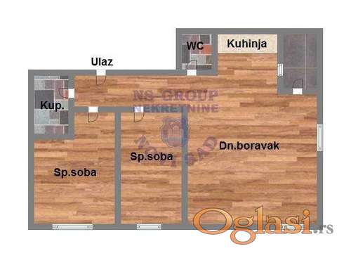Trosoban 67m2 Sremska Kamenica