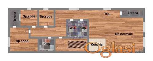 Cetvorosoban stan na Tatarskom brdu