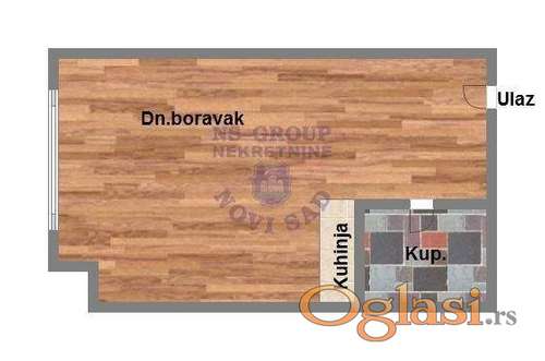 Klisa, 0.5 garsonjera, 27 m²