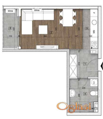 Izgradnja PDV jednosoban stan super lokacija