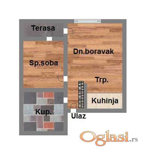 Odlican Dvosoban stan u izgradnji u Veterniku!