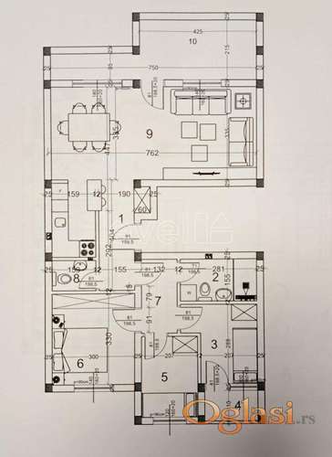 NOVI SAD - VETERNIČKA RAMPA - 82.00 m2
