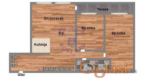 Na prodaju dvoiposoban na Telepu