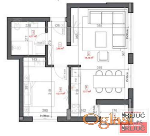 SREMSKA KAMENICA, 43m2, Dvosoban sa pdv, Izgradnja, Renomiran investitor