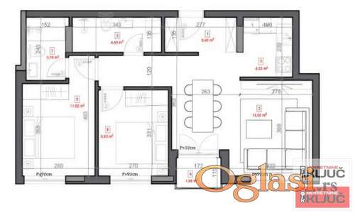 SREMSKA KAMENICA, 60m2, Trosoban sa pdv, Izgradnja, Renomiran investitor