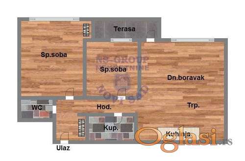 Dvoiposoban stan u izgradnji na Telepu