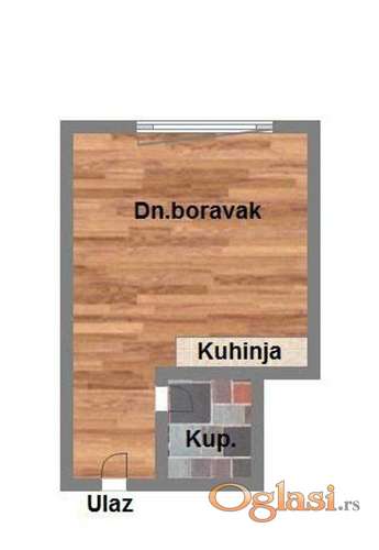 NOVA GARSONJERA 26M2 VETERNICKA RAMPA