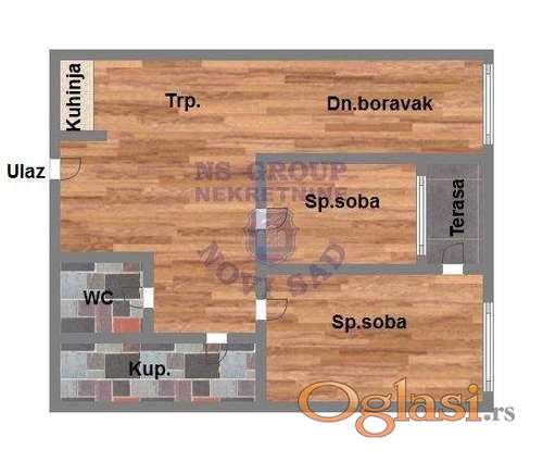 Trosoban - 64m2 - Petrovaradin