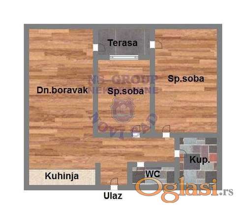 Trosoban - 66m2 - Petrovaradin