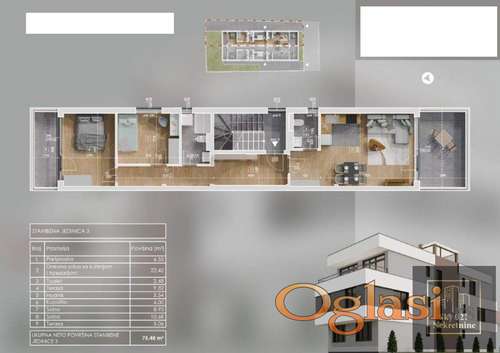 Novogradnja na Telepu! Trosoban! Sa pdv-om!