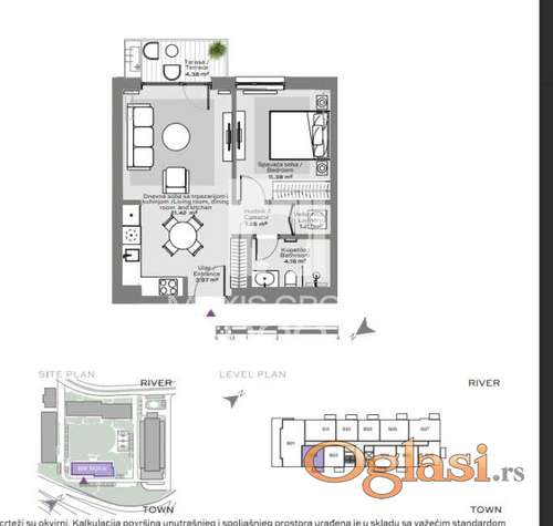 na rate bez provizije- BW MAESTRA 53.05m2 - lux ID#1363