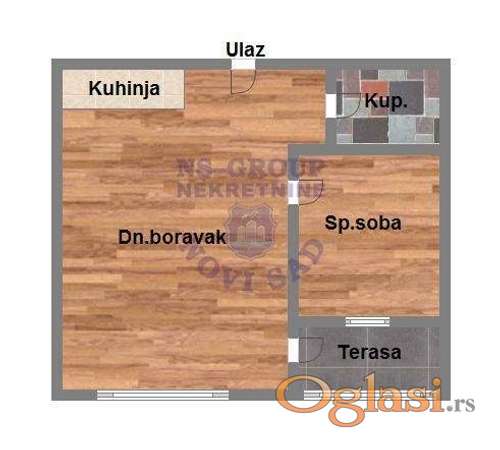 Jednoiposoban 36m2 Bulevar patrijarha Pavla