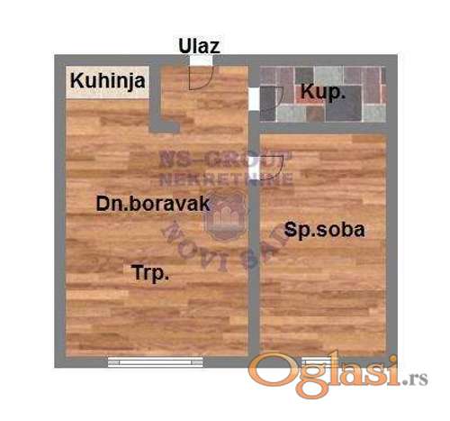 Jednoiposoban stan u izgradnji - Telep