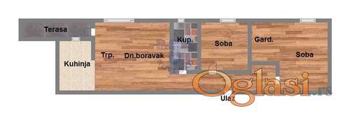 Odličan trosoban stan na Telepu! Izgradnja!