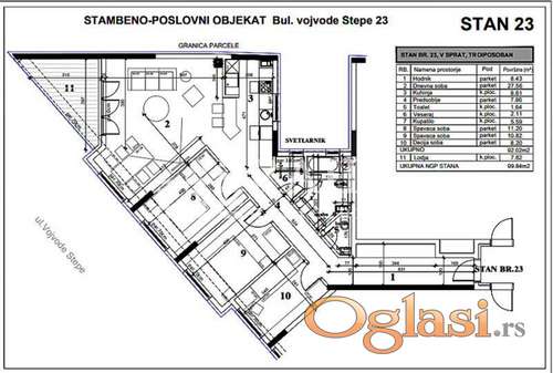 Luksuzan-Autokomanda,100m2,3.5+terasa-nova zgrada #3740