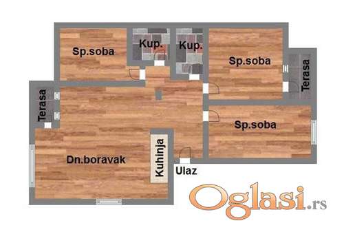 Četvorosoban stan od pouzdanog investitora.
