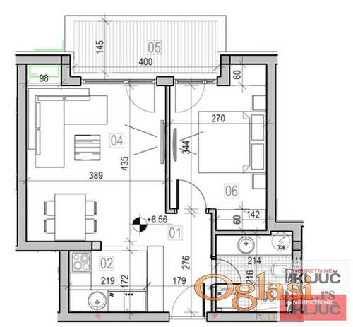 SREMSKA KAMENICA, 48m2, Dvosoban sa pdv, Izgradnja