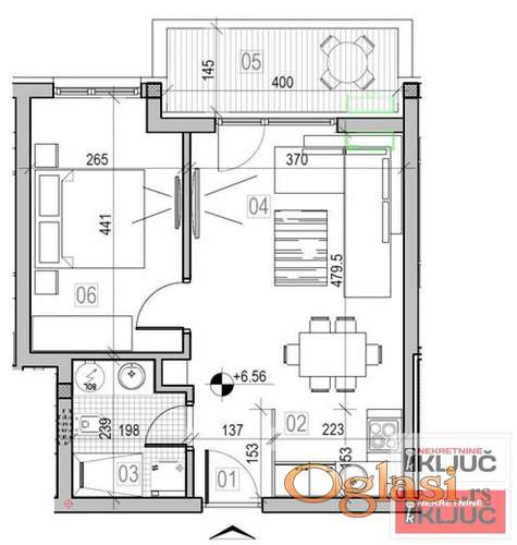 SREMSKA KAMENICA, 45m2, Dvosoban sa pdv, Izgradnja