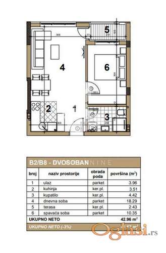 Vrhunski jednoiposoban stan! Odlicna ponuda! ID#1040