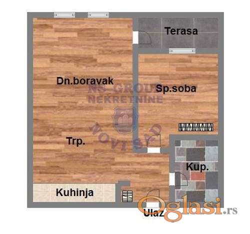 540817-Dvosoban-42m2-Trandzament