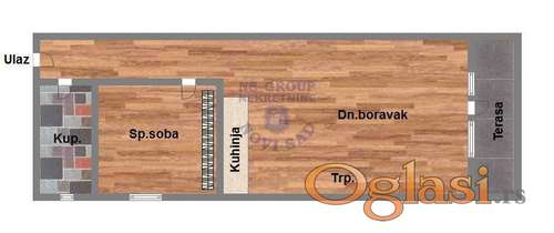 560238*-Jednoiposoban-43m2-Adice