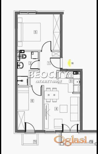 Zvezdara, Đeram pijaca, Bulevar kralja Aleksandra, 2.0, 50m2