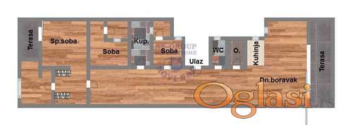 Troiposoban - 108m2 - Bulevar Patrijarha Pavla