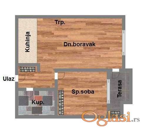 Izgradnja na Grbavici - dvosoban 44m2