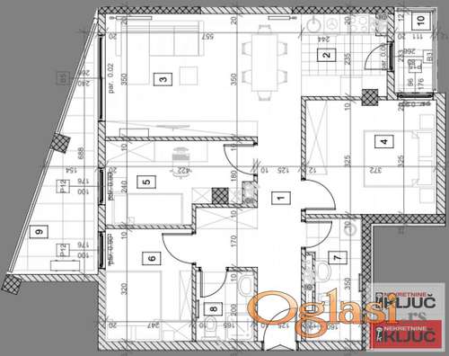 SALAJKA, 80 m2, Četvorosoban sa pdv