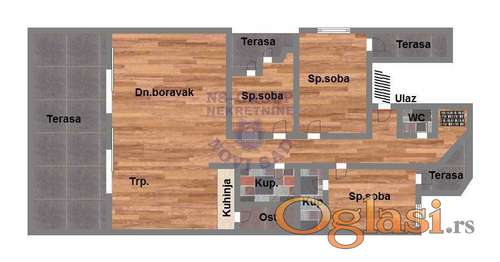 Izgradnja - Telep - 105m2 - sa PDV-om