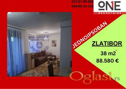 Odličan jednoiposoban stan na atraktivnoj lokaciji na Zlatiboru.