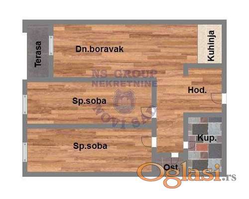 Trosoban 58m2 Socijalno