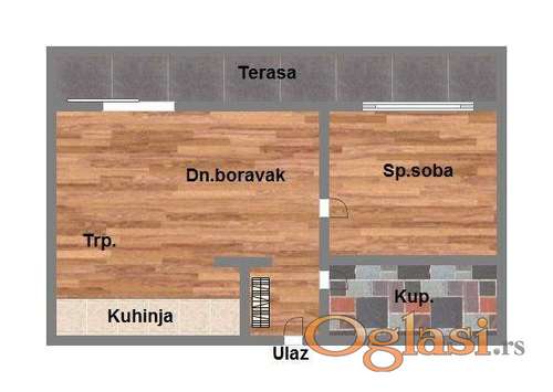 Komforan dvosoban u lux izgradnji u Sremskoj Kamenici!