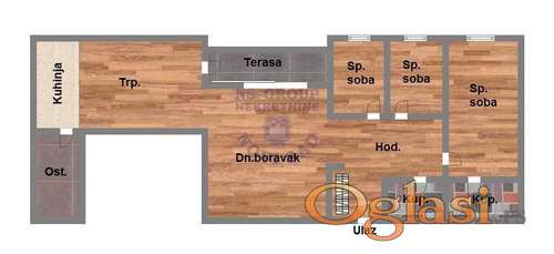 Cetvorosoban stan u izgradnji u Sremskoj Kamenici