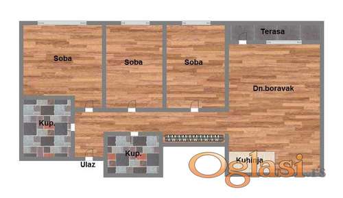 Izgradnja top lokacija 75m2-Podbara