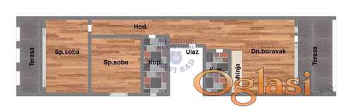 Trosoban 75m2 Telep