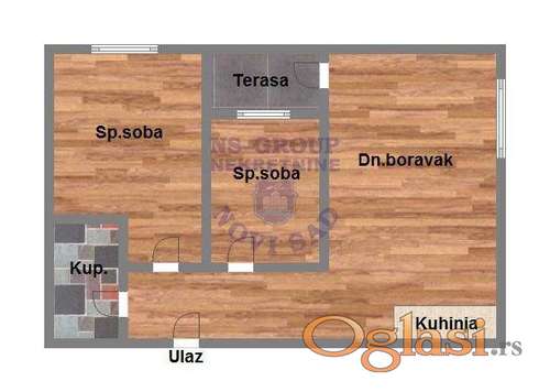 Trosoban 50m2 Sremska Kamenica
