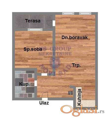 Dvosoban - 43m2 - PDV!