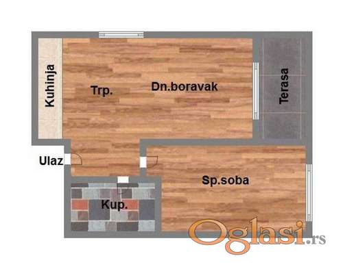 Fenomenalan komleks, vrlo komforan stan! 43m2