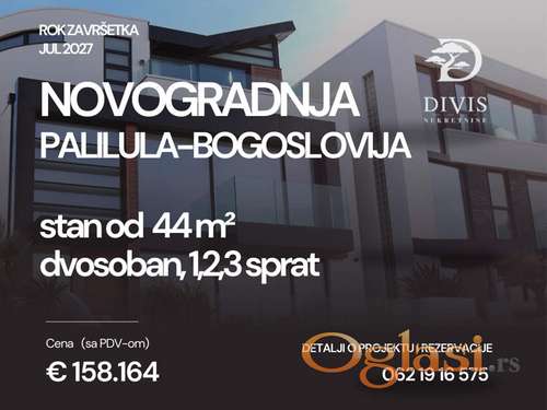 Funkcionalan dvosoban stan od 43,88 m² za život ili investiciju, Karaburma