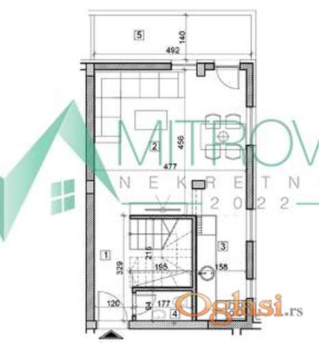 Salajka, 77m2. Dupleks - Troiposoban stan u izgradnji sa parking mestom. Povrat PDV-a!