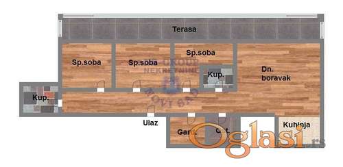 Četvorosoban stan u izgradnji na Salajci