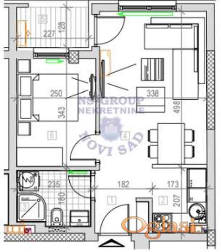 Idealan jednoiposoban stan na sjajnoj lokaciji!