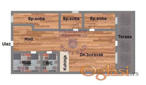 Trosoban stan na Adicama u izgradnji