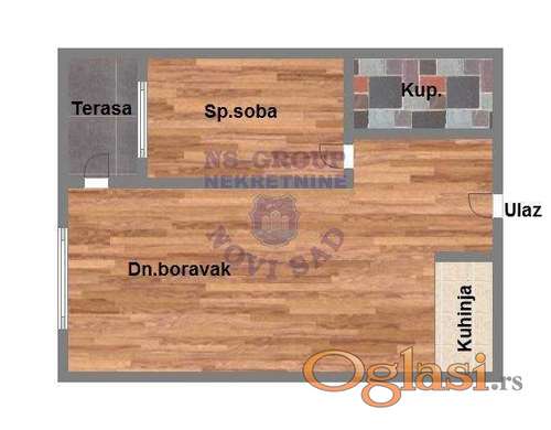 Dvosoban stan u izgradnji - Telep